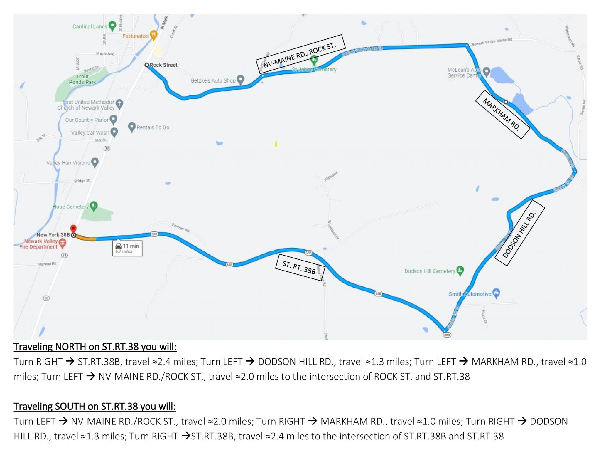 Village of Newark Valley - Tioga County - New York